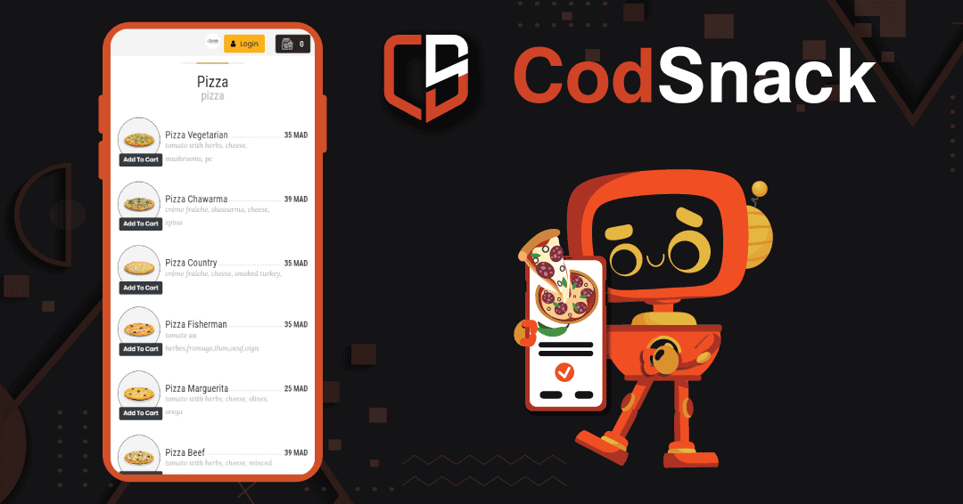 Contact CodSnack if you need help to make online menus for your restaurant.